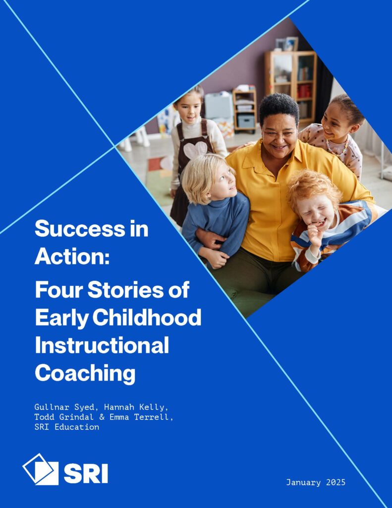 Reimagining Instructional Coaching in Early Education (RICiEE) - SRI